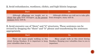 Principles of writing | PPTX