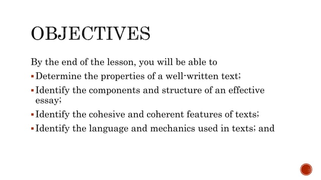 Principles of writing | PPT