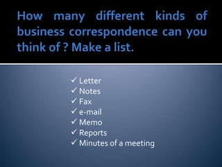 Principles of written communication | PPT