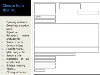 Principles of written communication | PPT