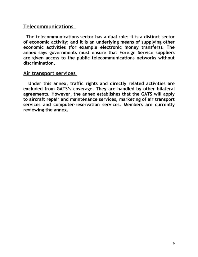 Principles of wto | PDF