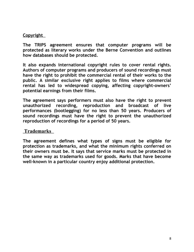 Principles of wto | PDF