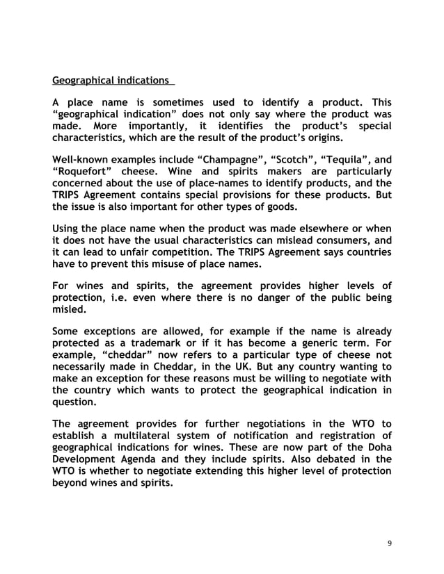 Principles of wto | PDF