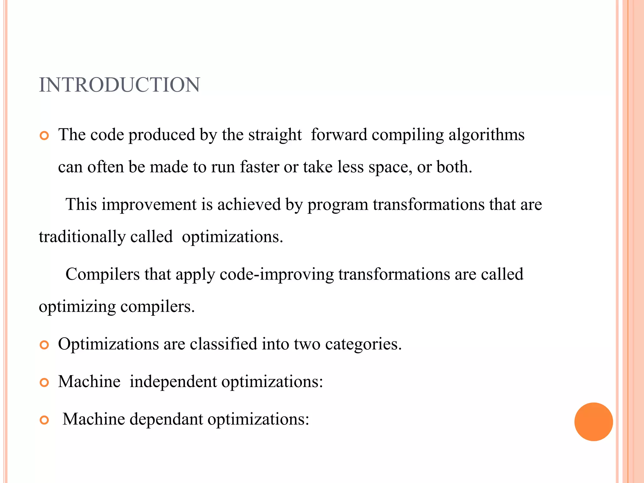 Principle source of optimazation | PPTX