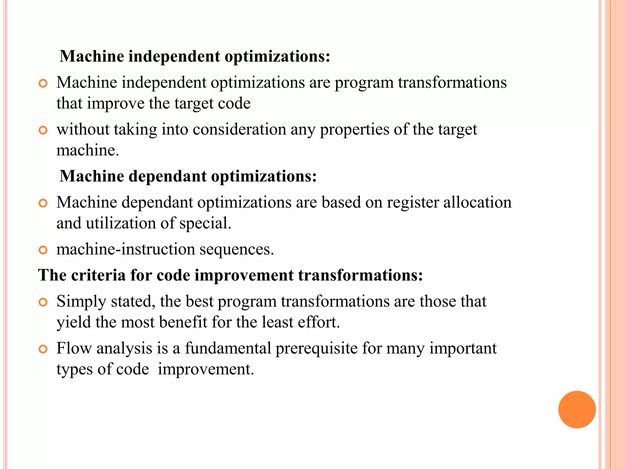 Principle source of optimazation | PPTX