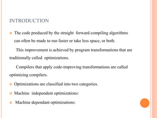 Principle source of optimazation | PPTX