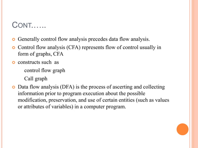 Principle source of optimazation | PPTX | Programming Languages | Computing