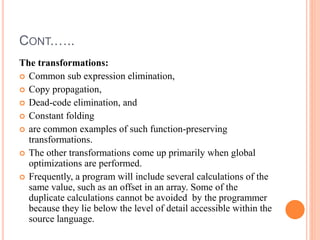Principle source of optimazation | PPTX