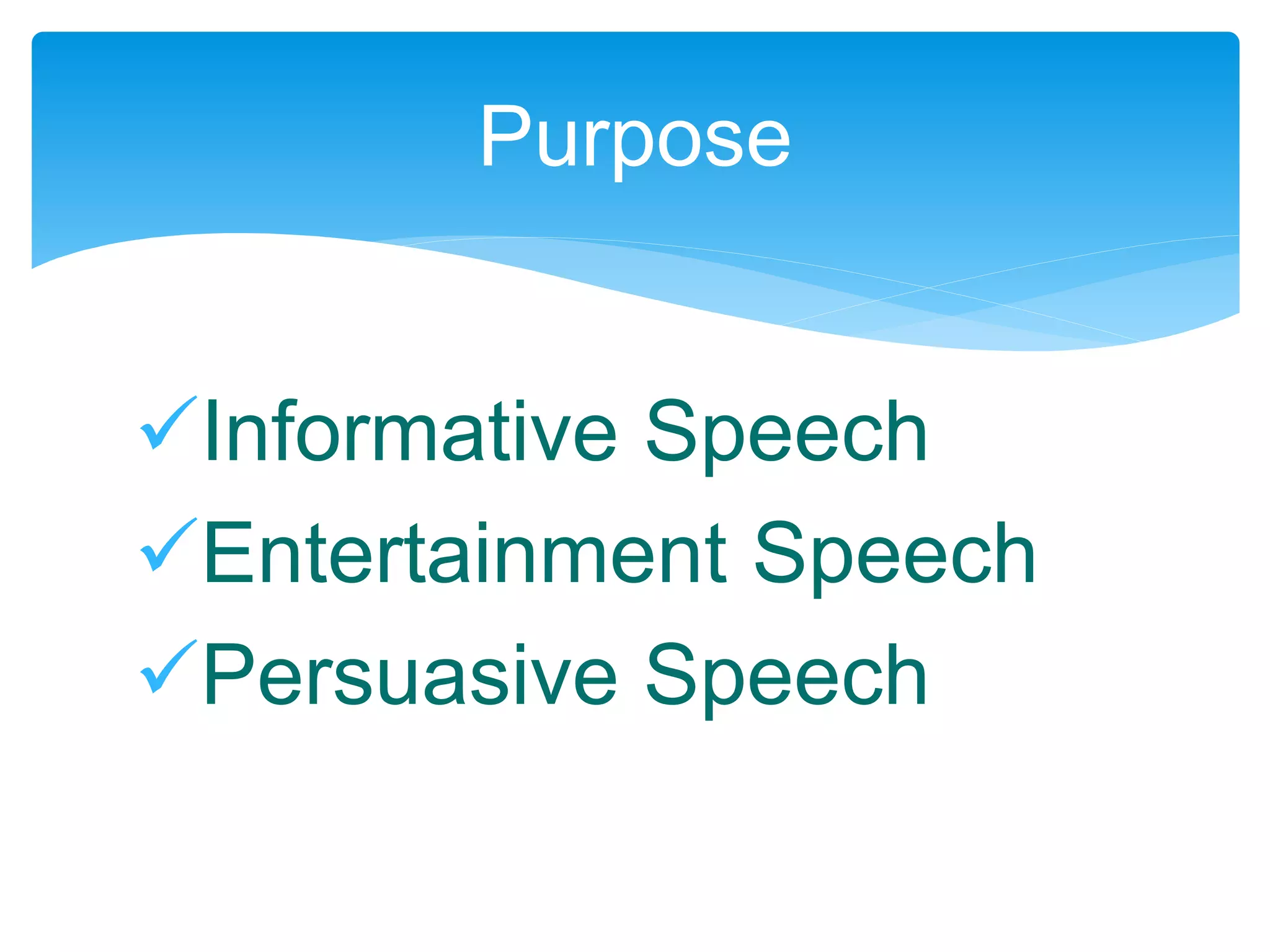 Principle of Speech Writing | PPTX