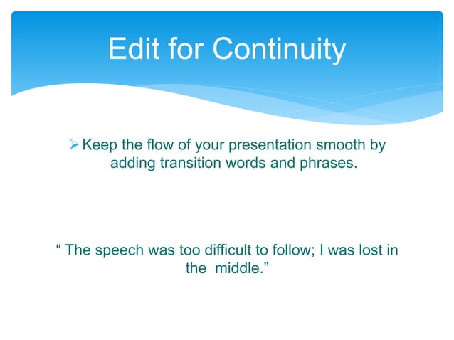 Principle of Speech Writing | PPTX