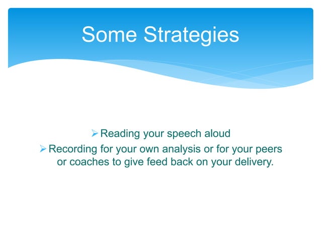 Principle of Speech Writing | PPTX