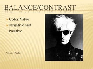 Principles Power Point1 | PPTX | Painting | Arts and Crafts