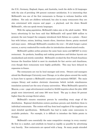 Principles _ Practise of Management - Case - McDonald’s Serving Fast ...