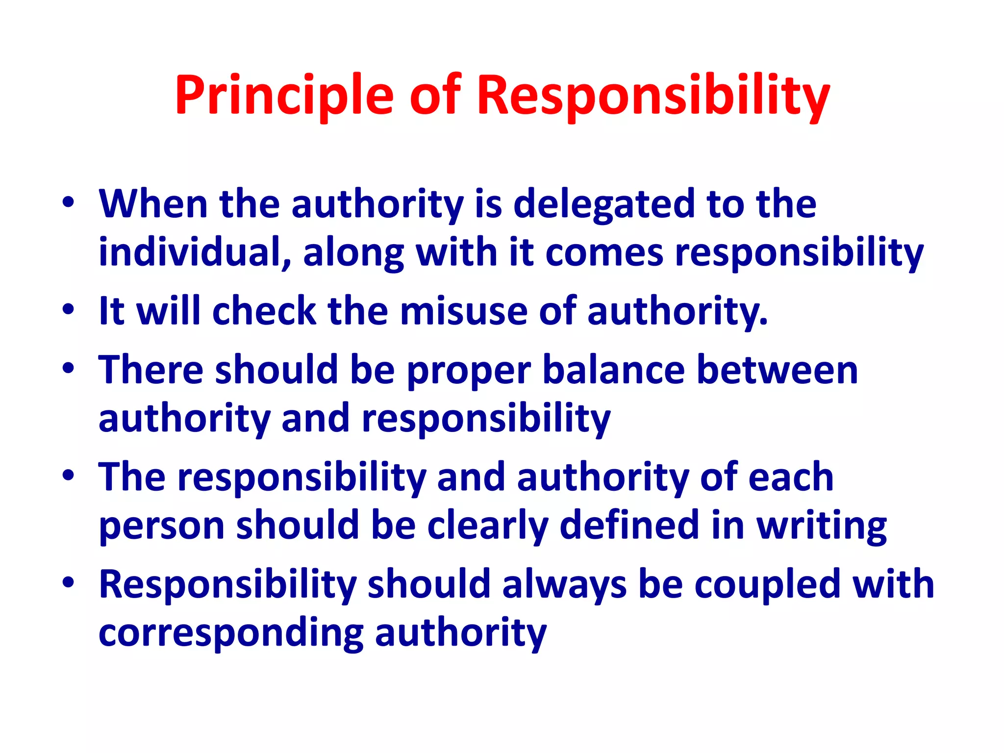 Principles & problems of administration | PPTX