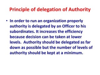 Principles & problems of administration | PPTX