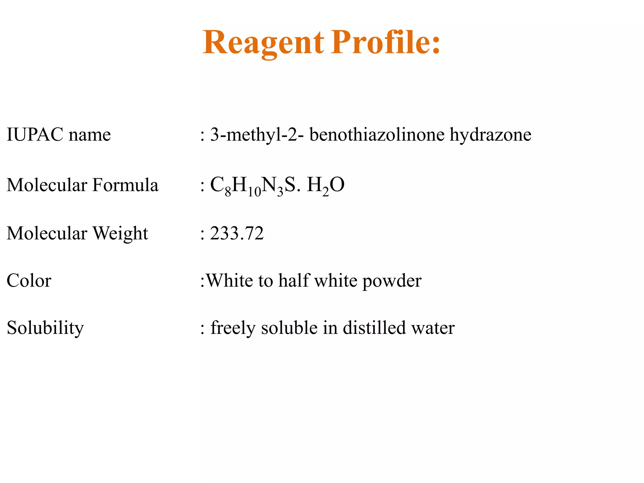 Principles & procedures involved in usage of reagents | PPTX