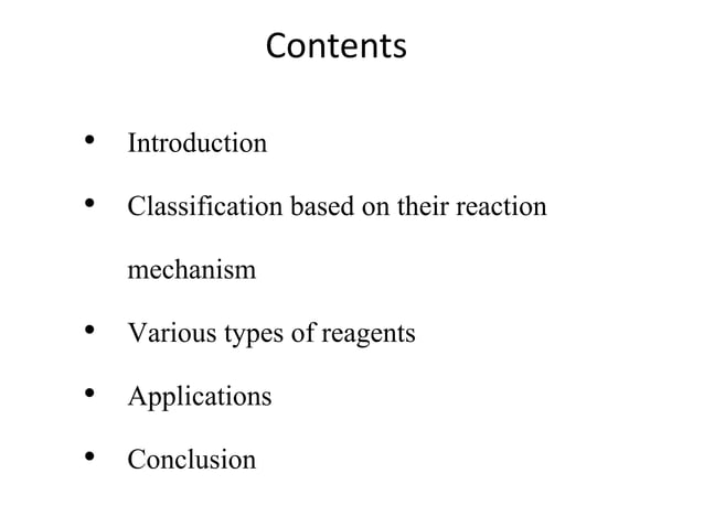 Principles & procedures involved in usage of reagents | PPTX ...