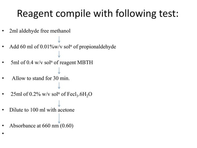 Principles & procedures involved in usage of reagents | PPTX ...