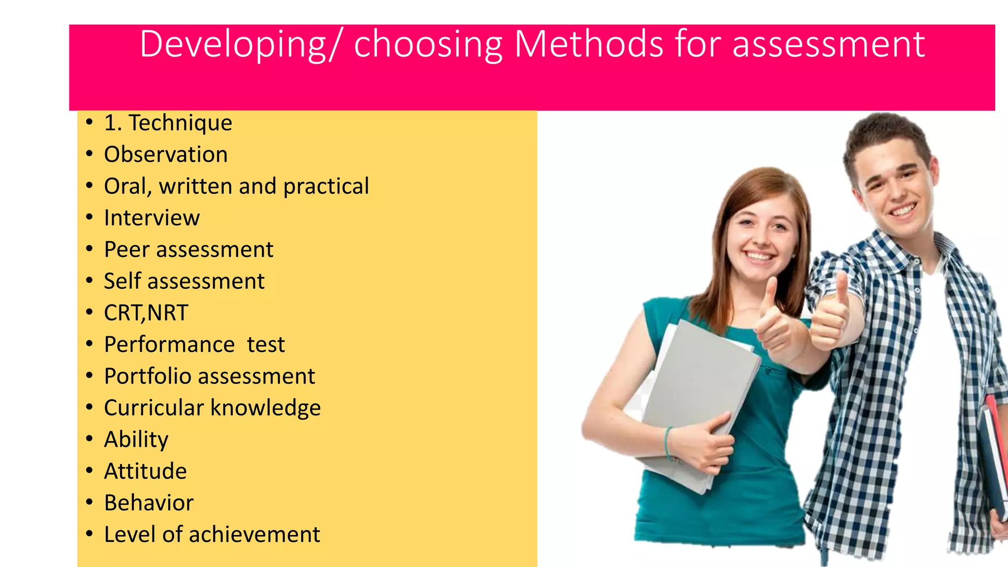 PRINCIPLES RELATED TO DIFFERENT STAGES OF AN ASSESSMENT PROGRAMME | PPT