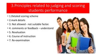 PRINCIPLES RELATED TO DIFFERENT STAGES OF AN ASSESSMENT PROGRAMME | PPT