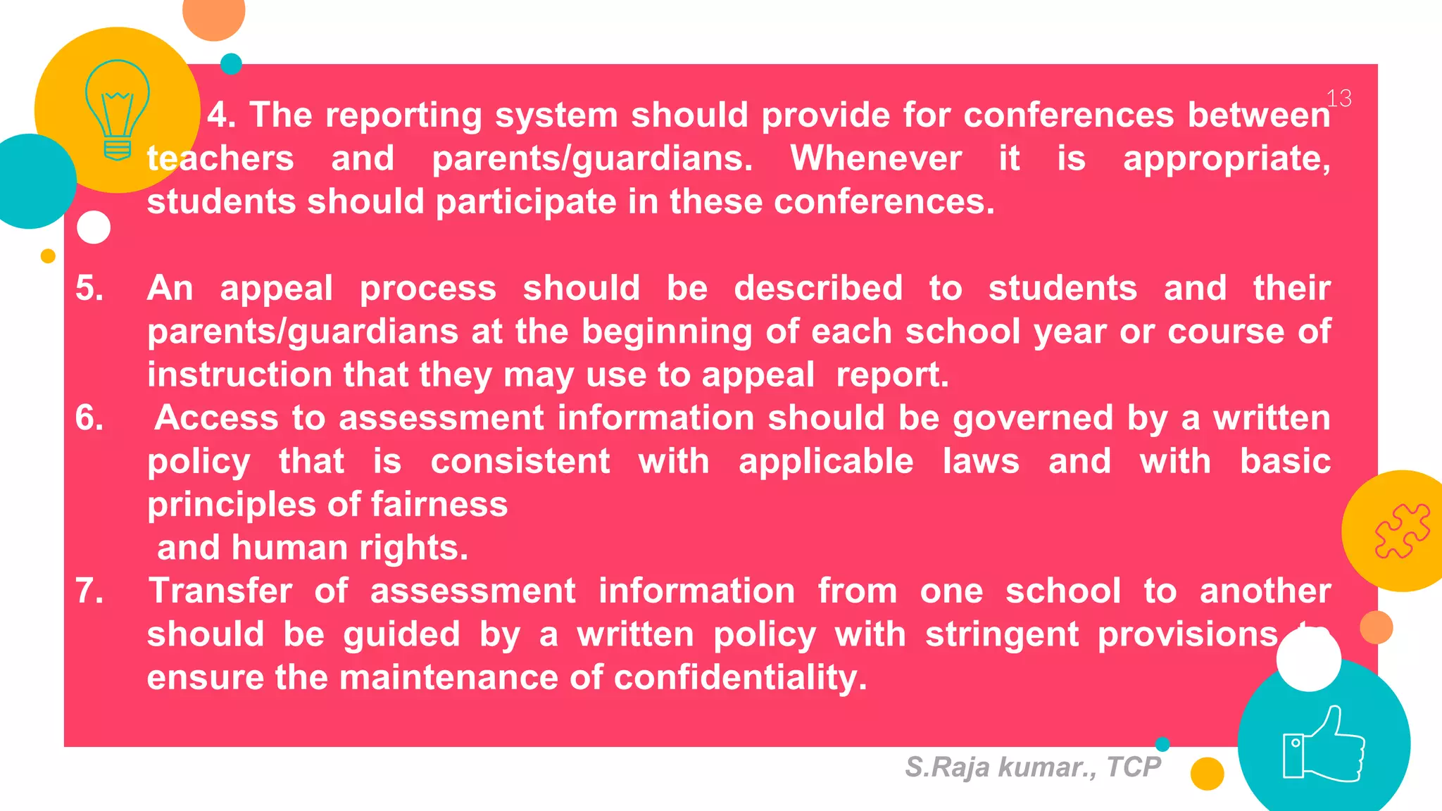 Principles related to selection of methods for assessment | PDF