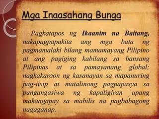 GOALS, EXPECTATIONS, AND COMPETENCIES OF MAKABAYAN | PPTX