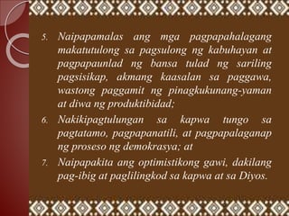 GOALS, EXPECTATIONS, AND COMPETENCIES OF MAKABAYAN | PPTX