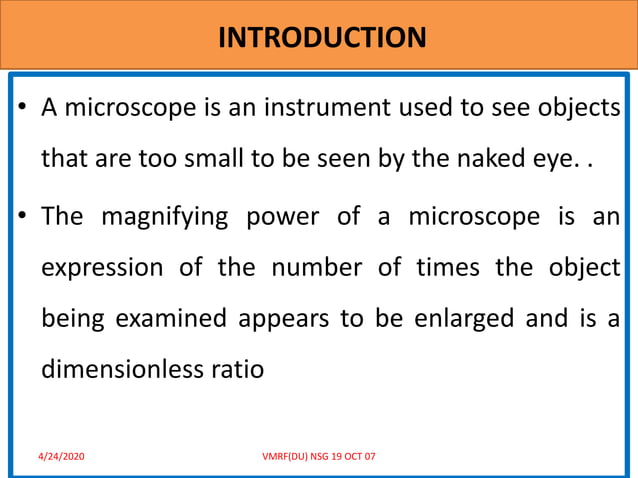 Principles, structure and apllications of bright field and dark field microscopy1 copy | PPTX ...