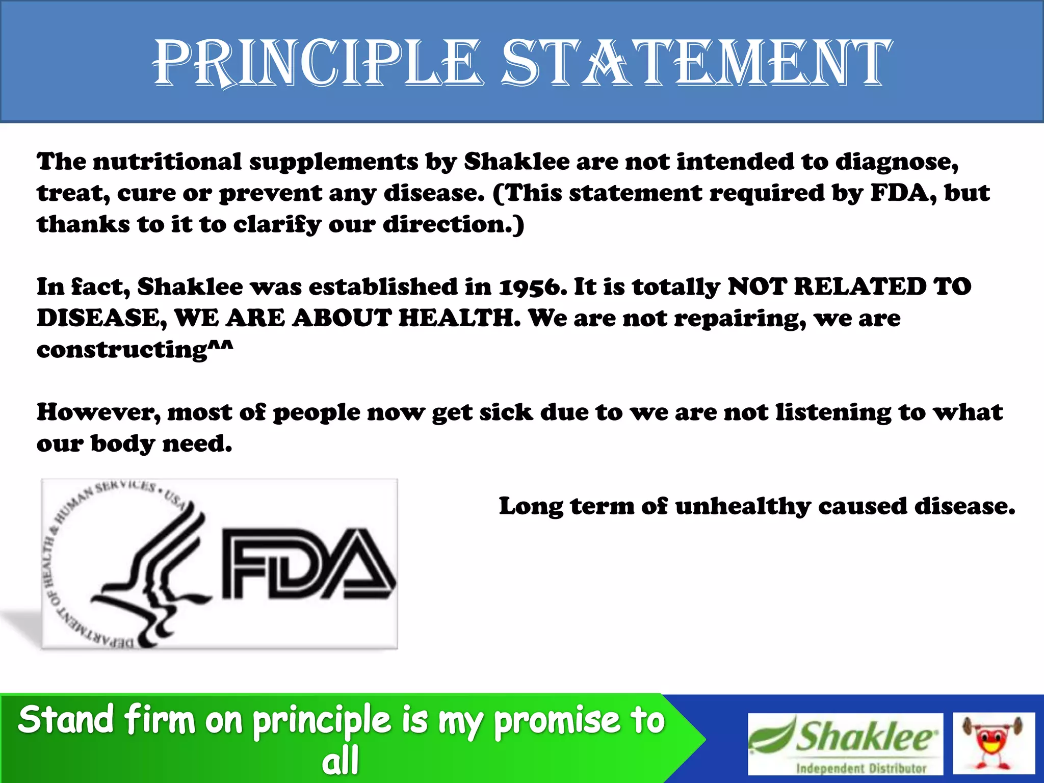 Principle statement | PPTX