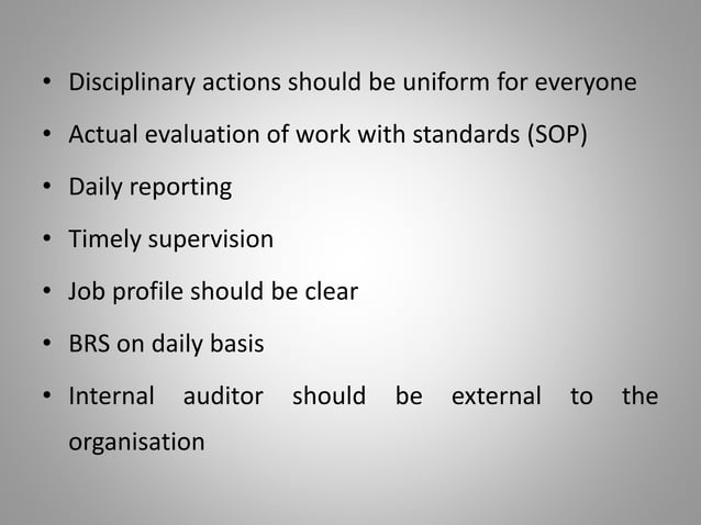 Principles to Develop Good Internal Check System | PPTX