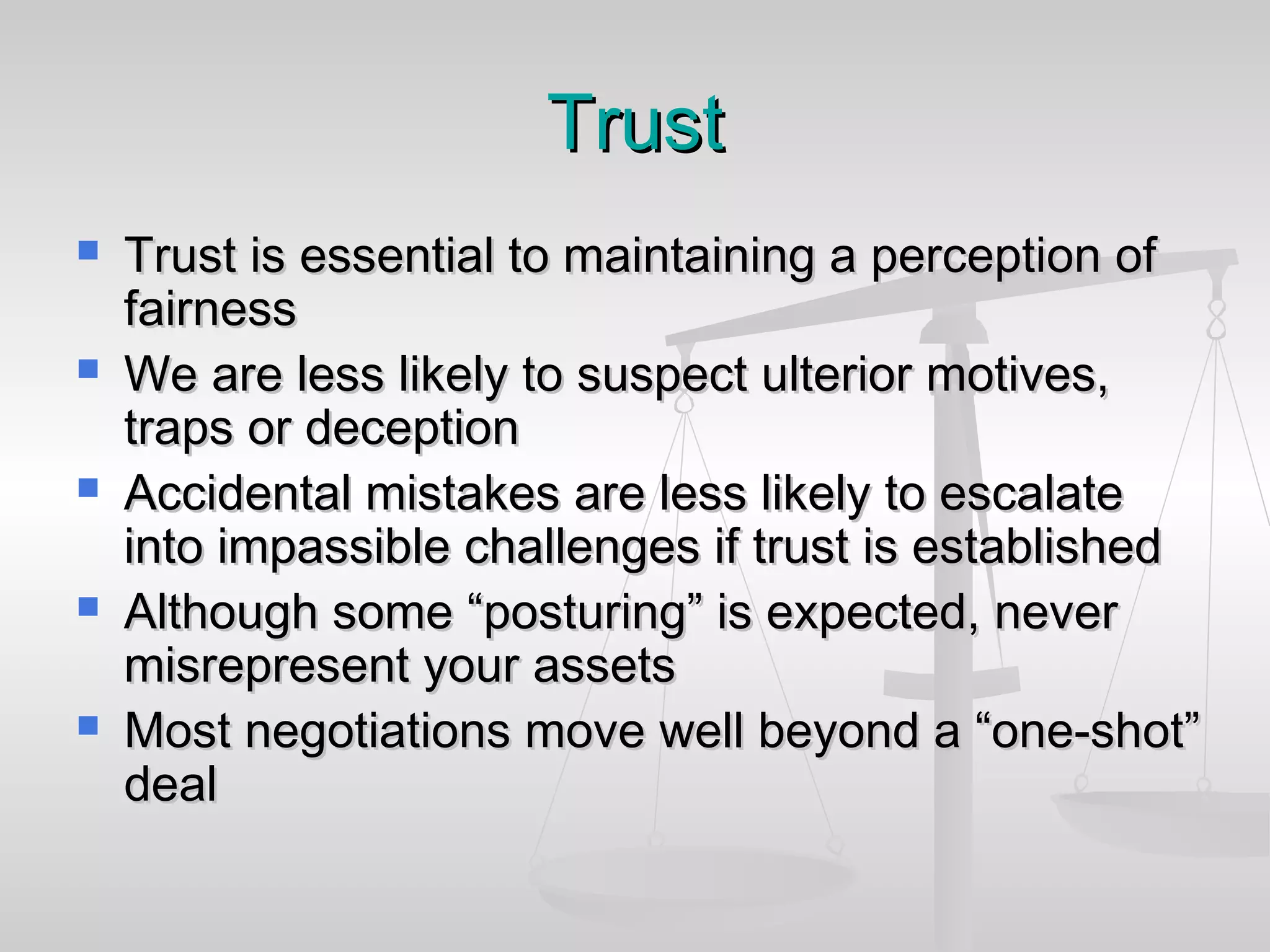 Principles to successful negotiations | PPT