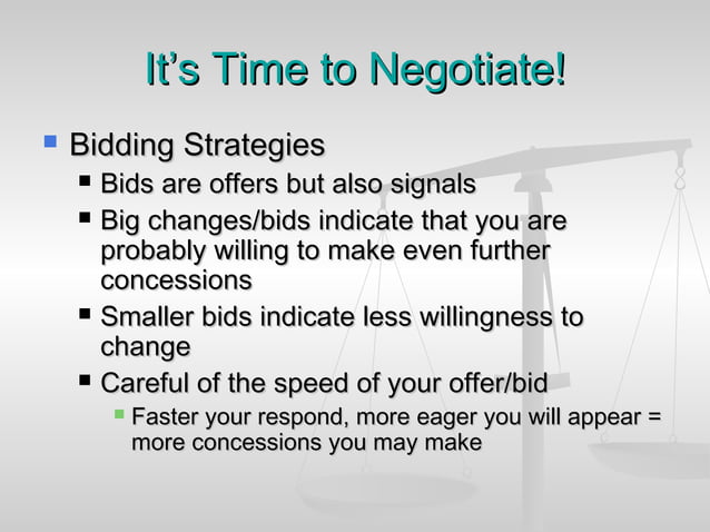 Principles to successful negotiations | PPT