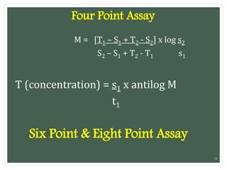 Principles & types of bioassay | PPTX