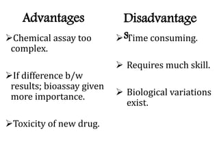 Principles & types of bioassay | PPTX