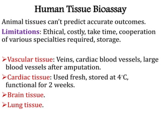 Principles & types of bioassay | PPTX