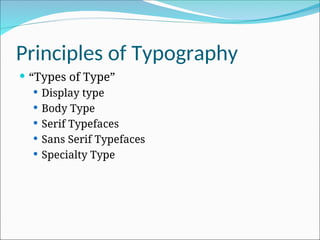 Typographic Designs Form & Communication | PPT