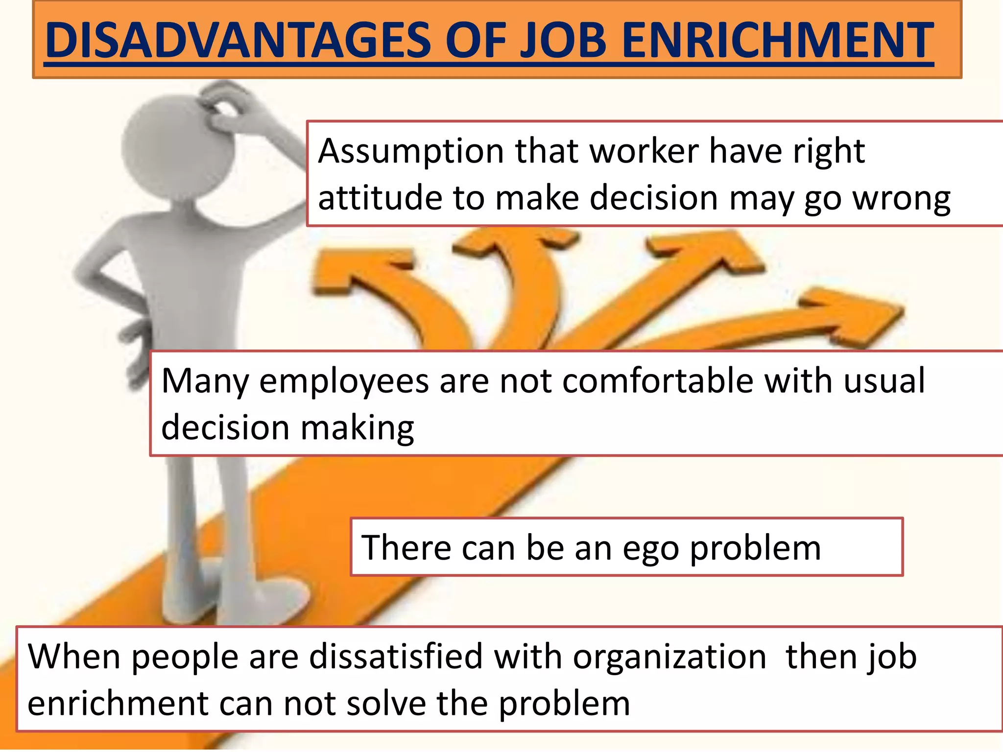 Principles underlying job enlargement, job enrichment and job rotation ...
