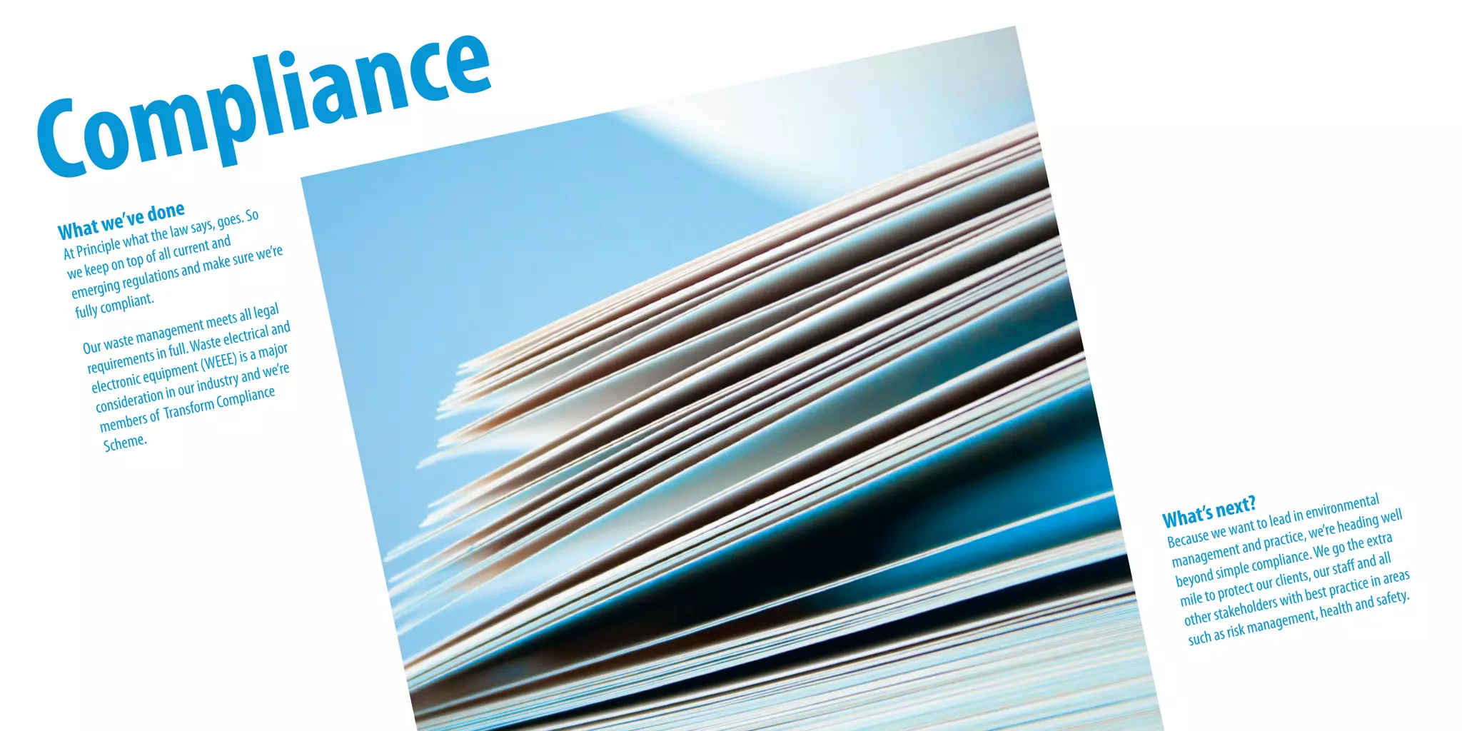 Principle Group: Sustainability - protecting the future | PDF