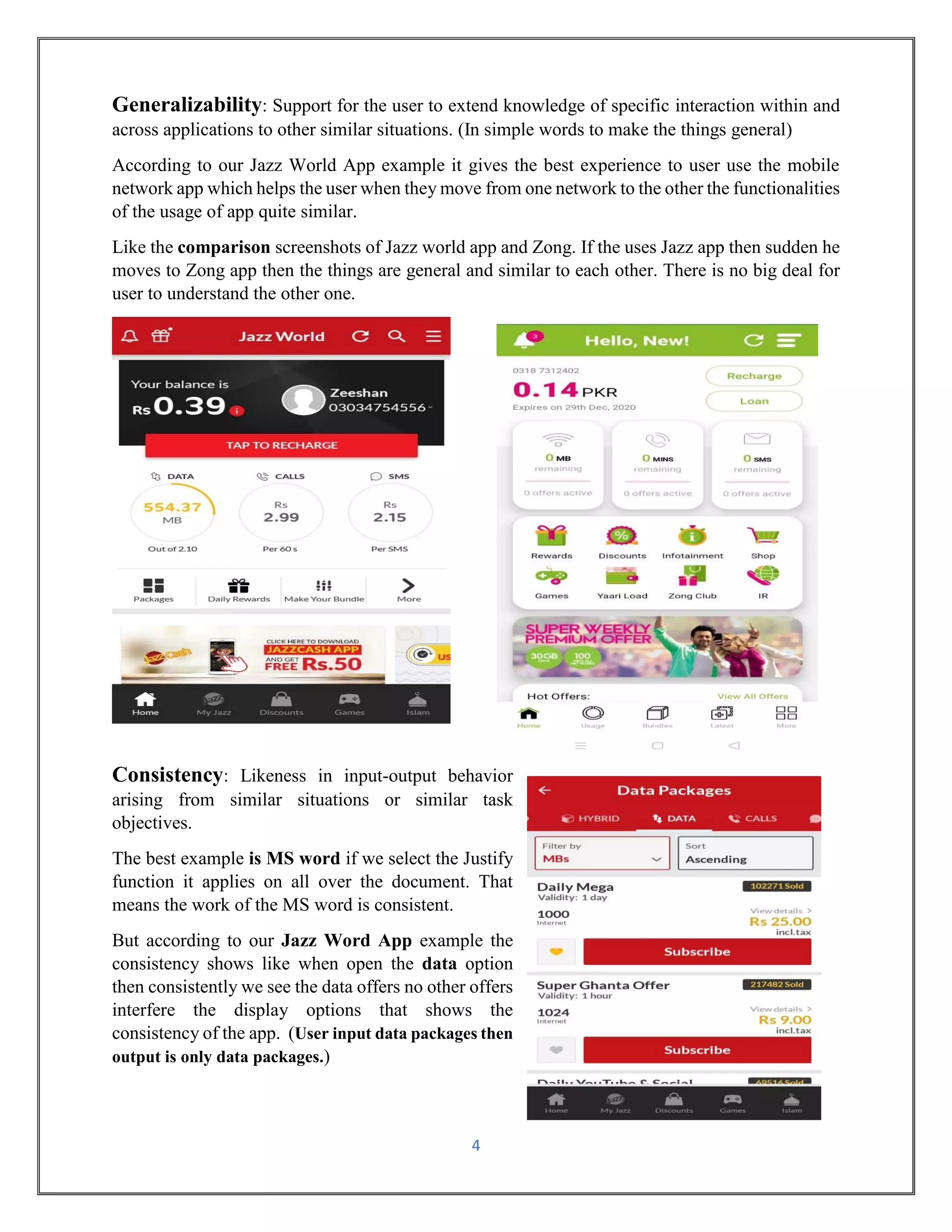 Principle to support usability | PDF