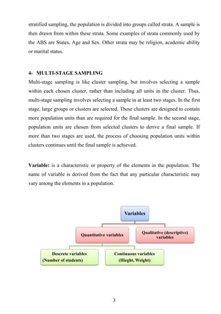 Principlles of statistics | PDF