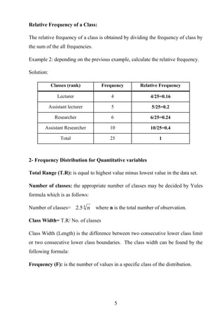 Principlles of statistics | PDF