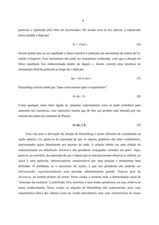 Princípio da incerteza de Heisenberg | PDF