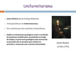 Princípios básicos do raciocínio geológico | PPTX