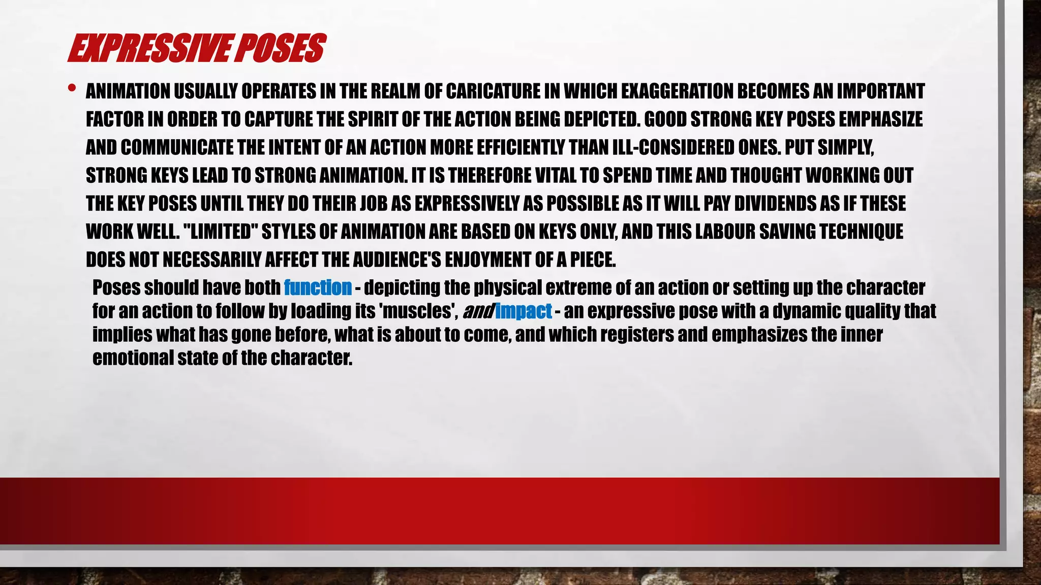 Principles of animation | PPTX