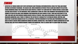 Principles of animation | PPTX