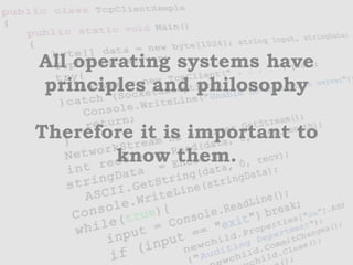 Princples and Philosophy | PPT