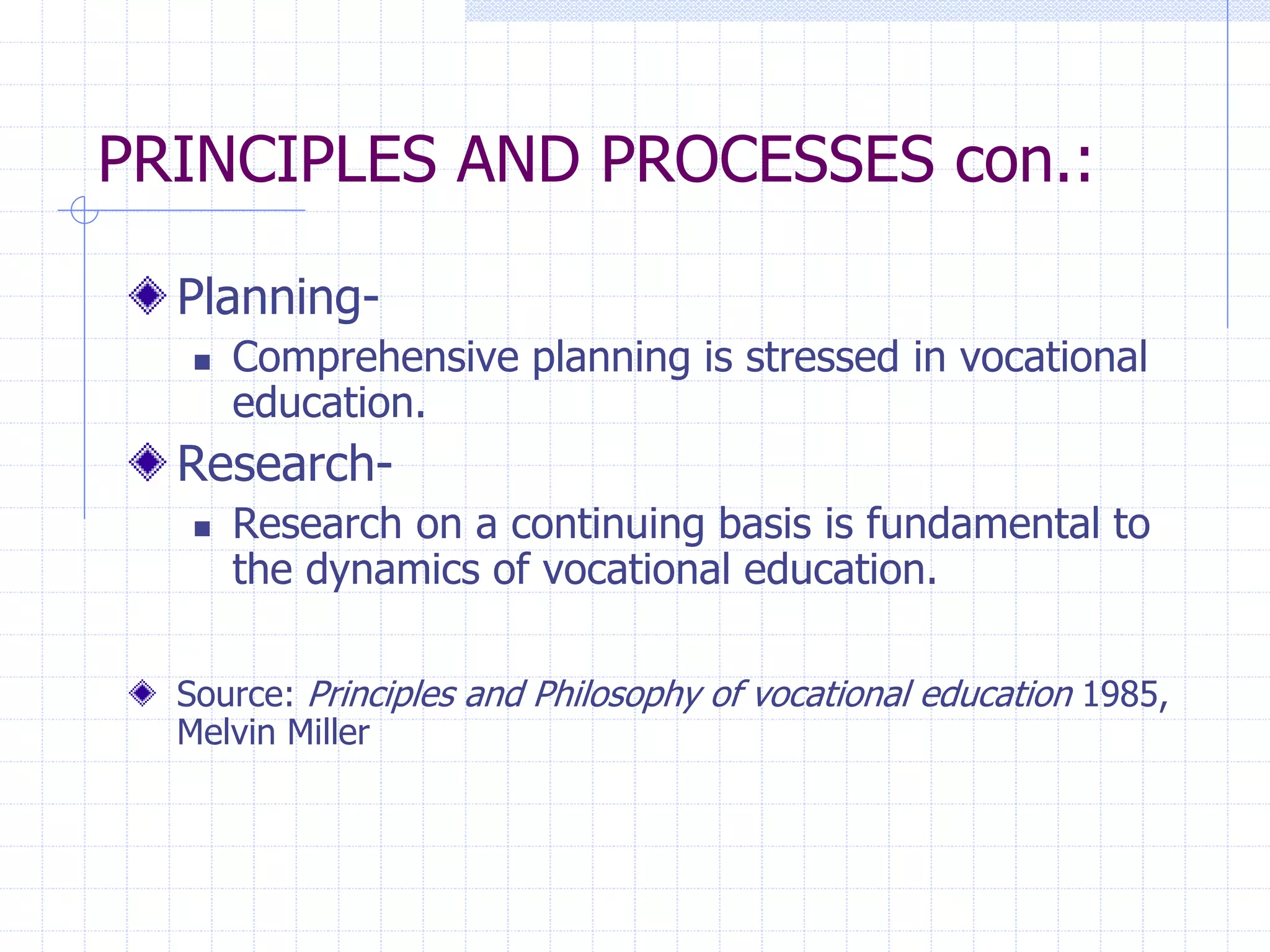 555-3 Principle of Vocational Education | PPT