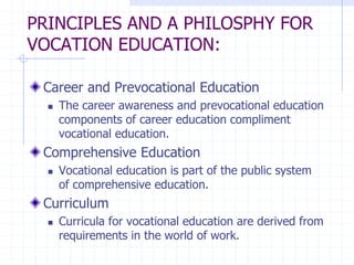 555-3 Principle of Vocational Education | PPT