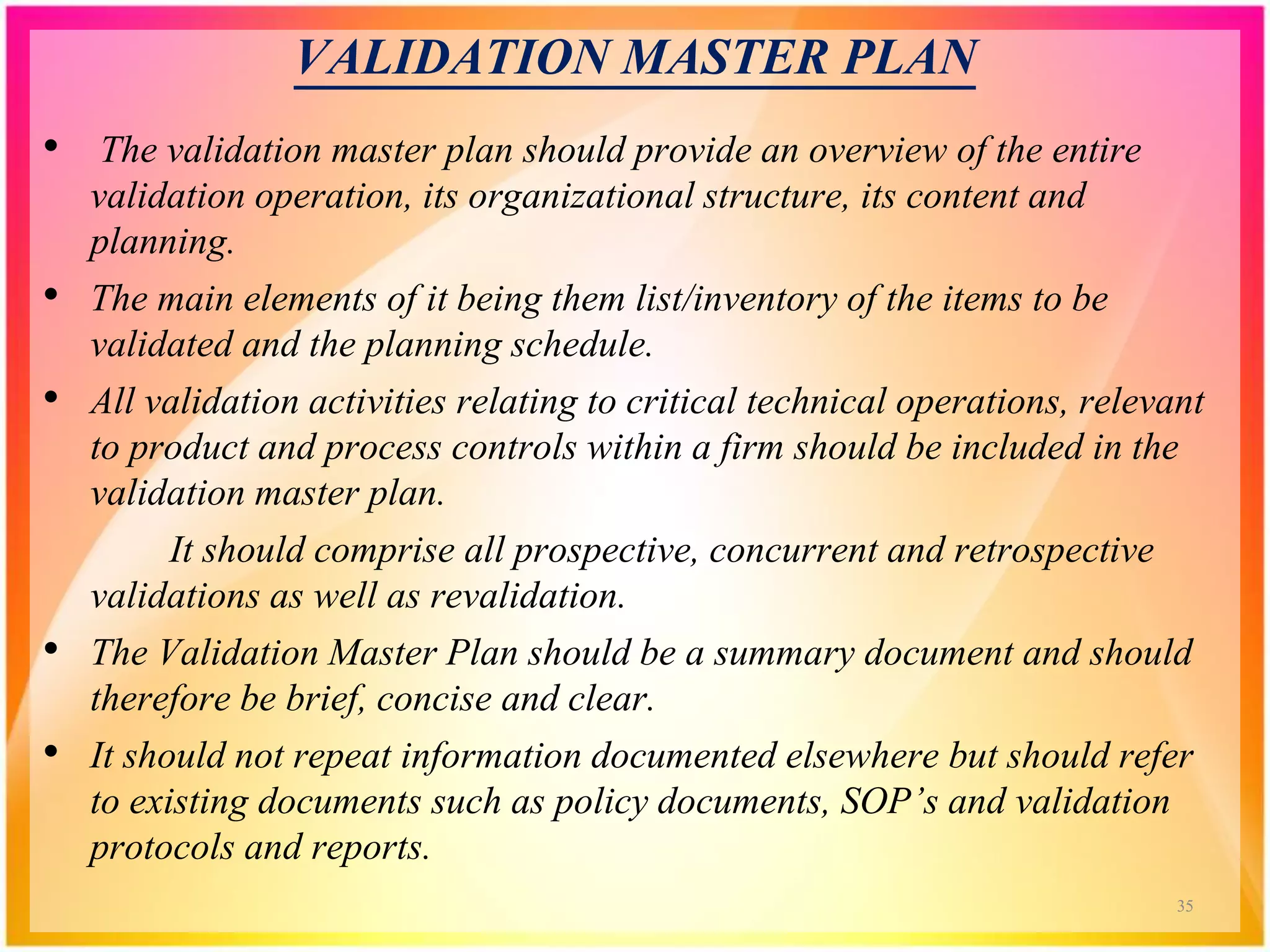 PHARMACEUTICAL CALIBRATION, QUALIFICATION AND VALIDATION: AN INTRODUCTION | PPTX