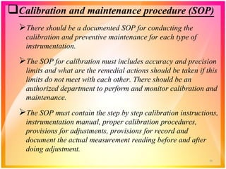 PHARMACEUTICAL CALIBRATION, QUALIFICATION AND VALIDATION: AN ...